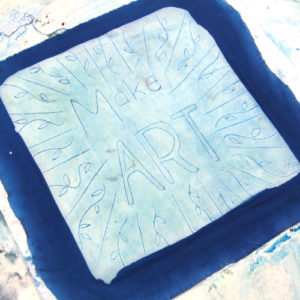 How to Make a Sgraffito Batik
