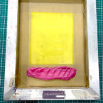 Screen Printing Using Mylar Film for Registration and a Stencil